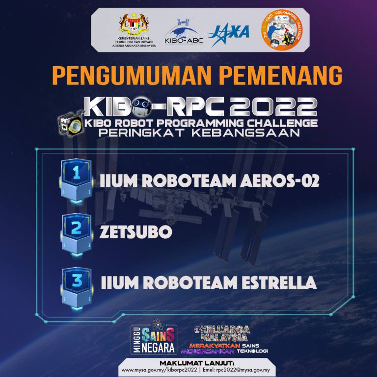 Kibo Robot Programming Challenge (RPC) 2022 Peringkat Kebangsaan ...