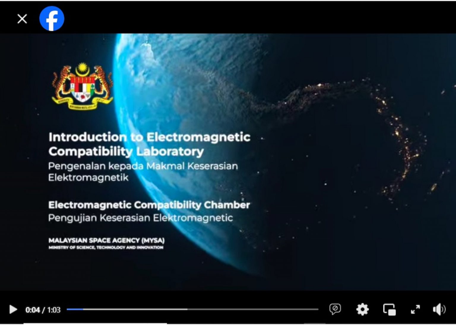 MALAYSIAN SPACE AGENCY (MYSA) – MOSTI