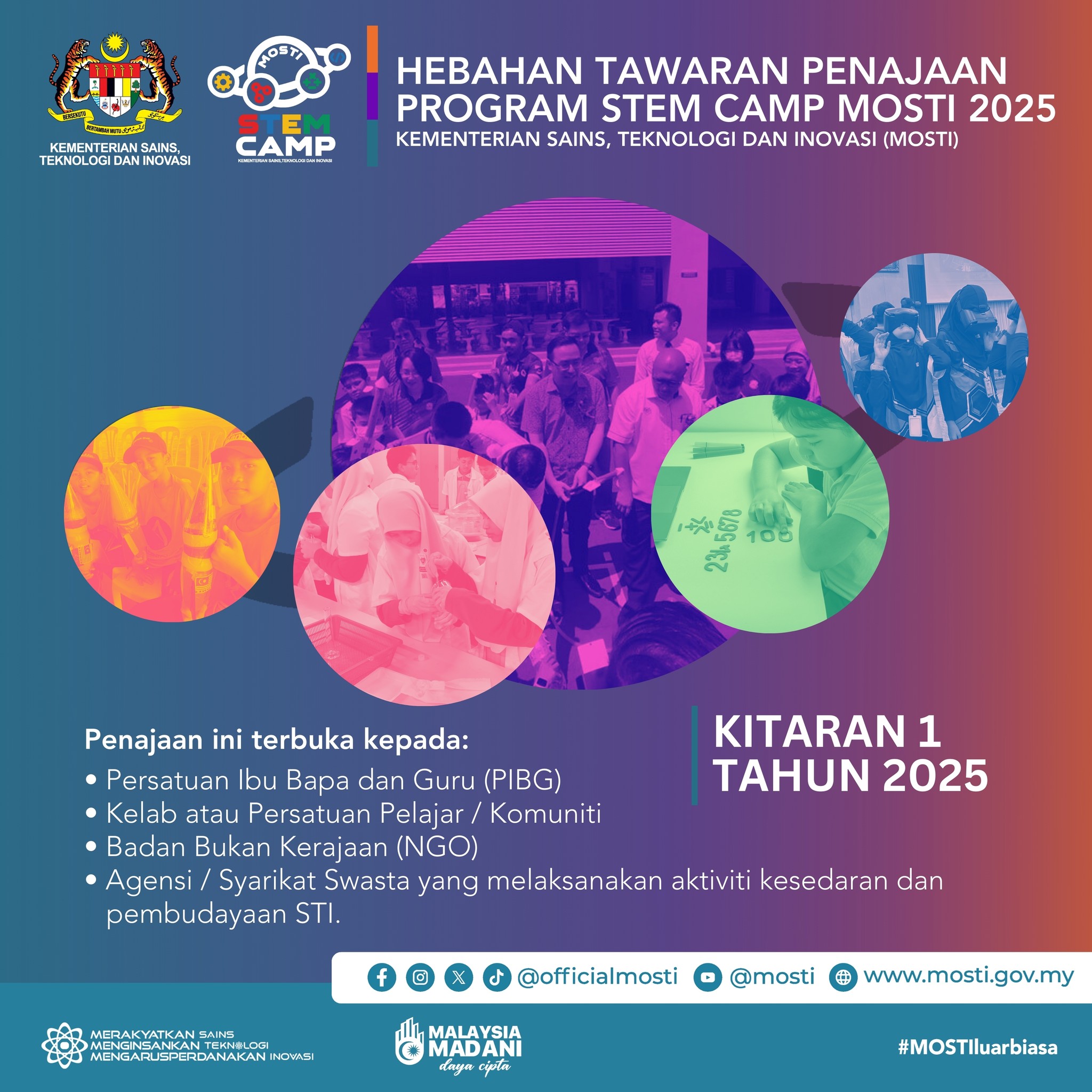TAWARAN PENAJAAN PROGRAM STEM CAMP MOSTI 2025 – MALAYSIAN SPACE AGENCY ...