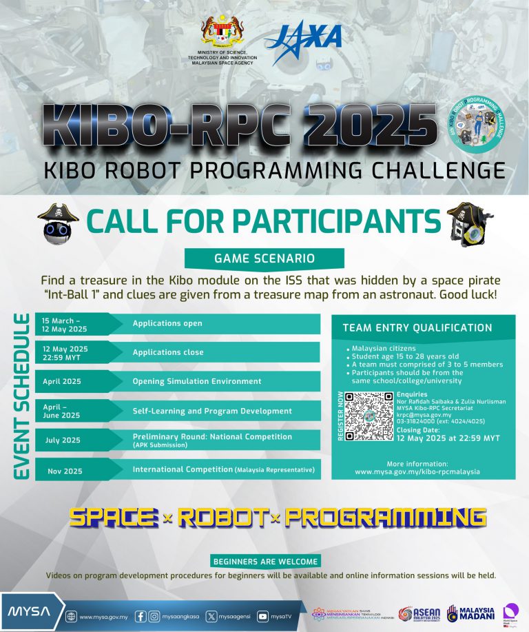 MALAYSIAN SPACE AGENCY (MYSA) – MOSTI